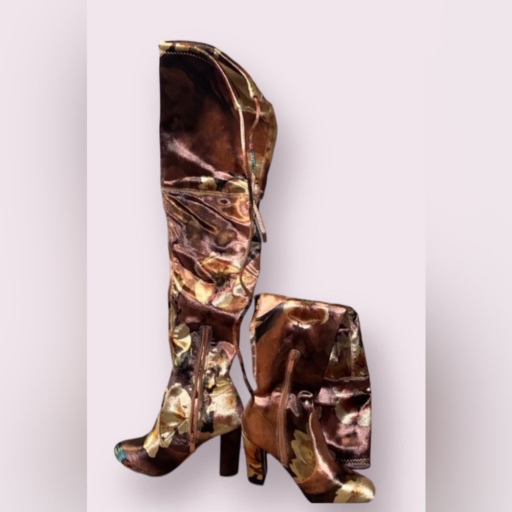 Knee High Blush Boots - Gem